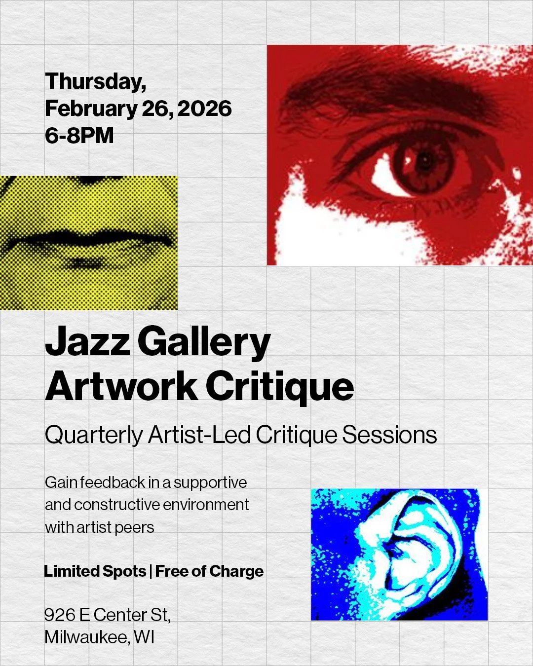 Artwork Critique Session — Jazz Gallery Center for the Arts