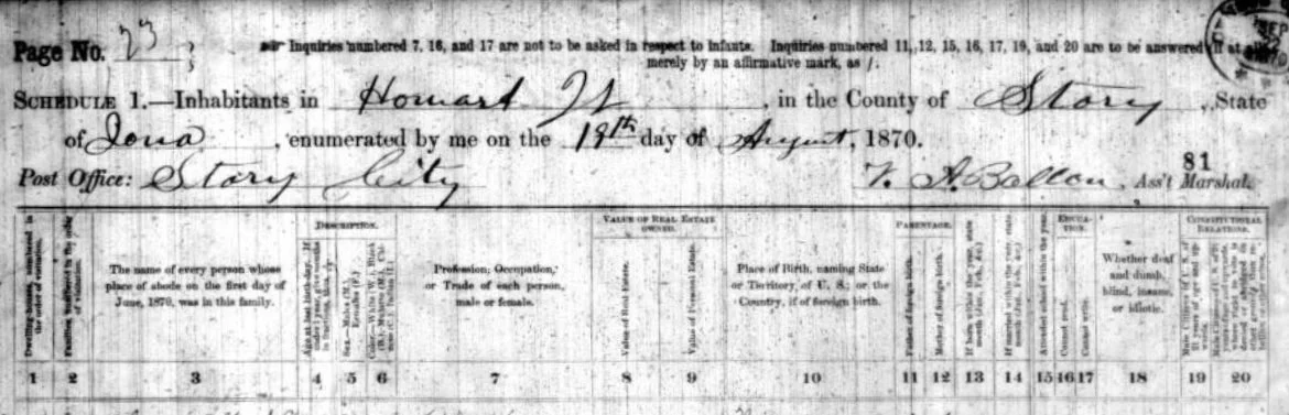 Bates, Andrew and Alice — Lamb & Eivins Ancestry