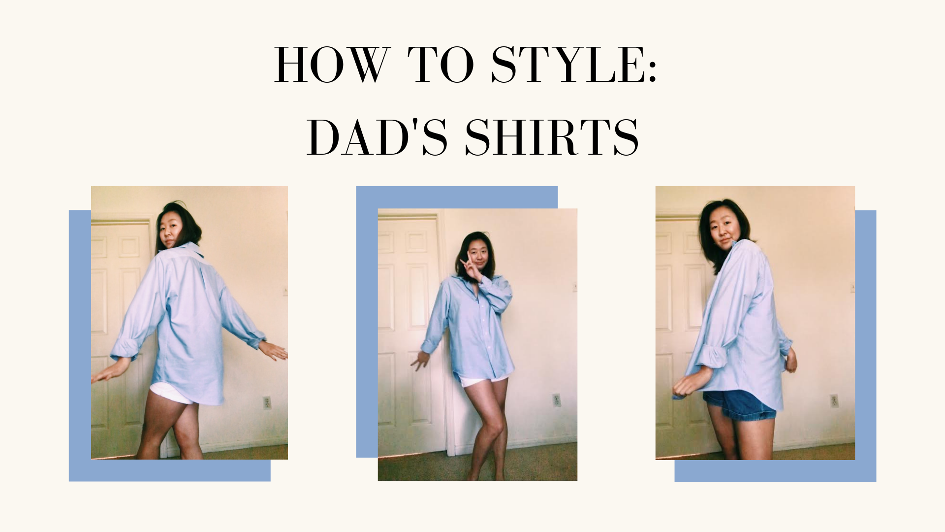 How To Style: Dad's Shirts — Fearfully & Wonderfully Jo