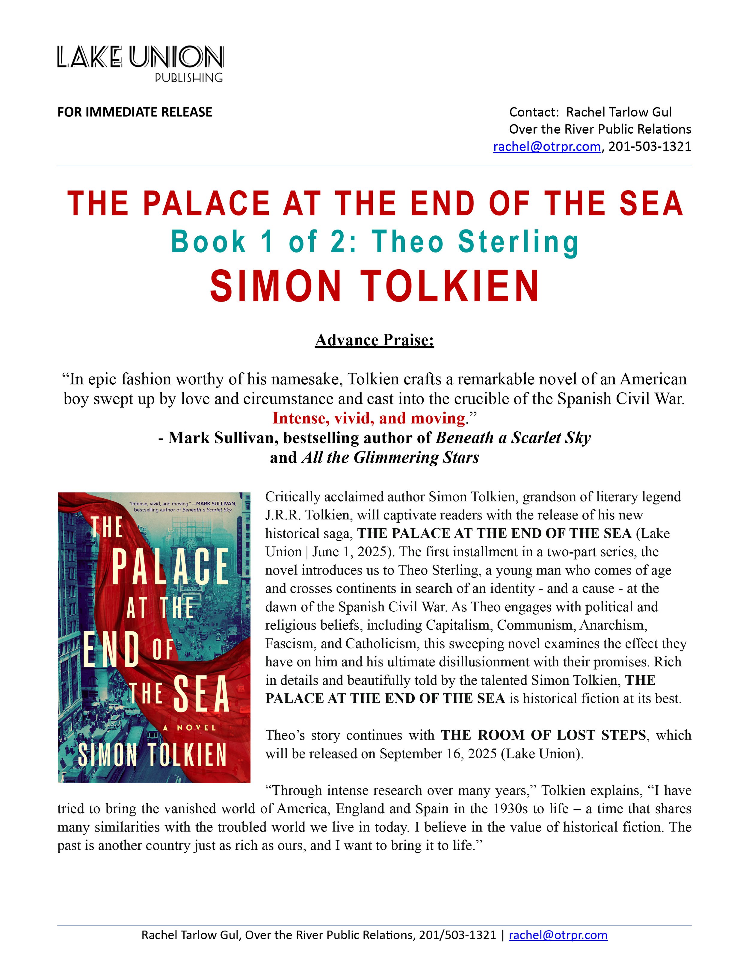 Simon Tolkien is the grandson of JRR Tolkien and a director of the ...