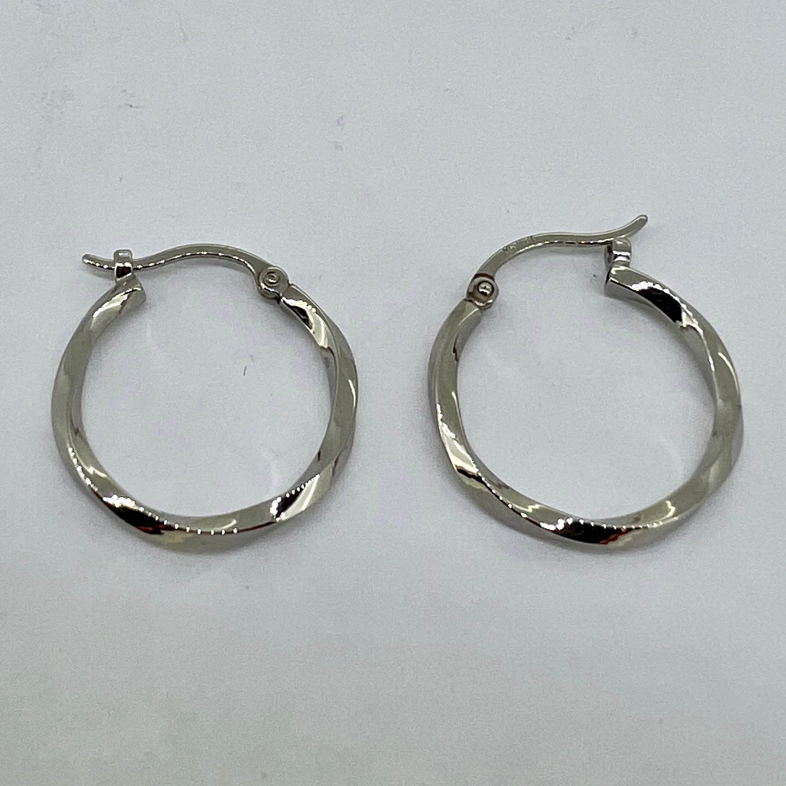 Twist Hoop Earrings — Leonard Jewelry