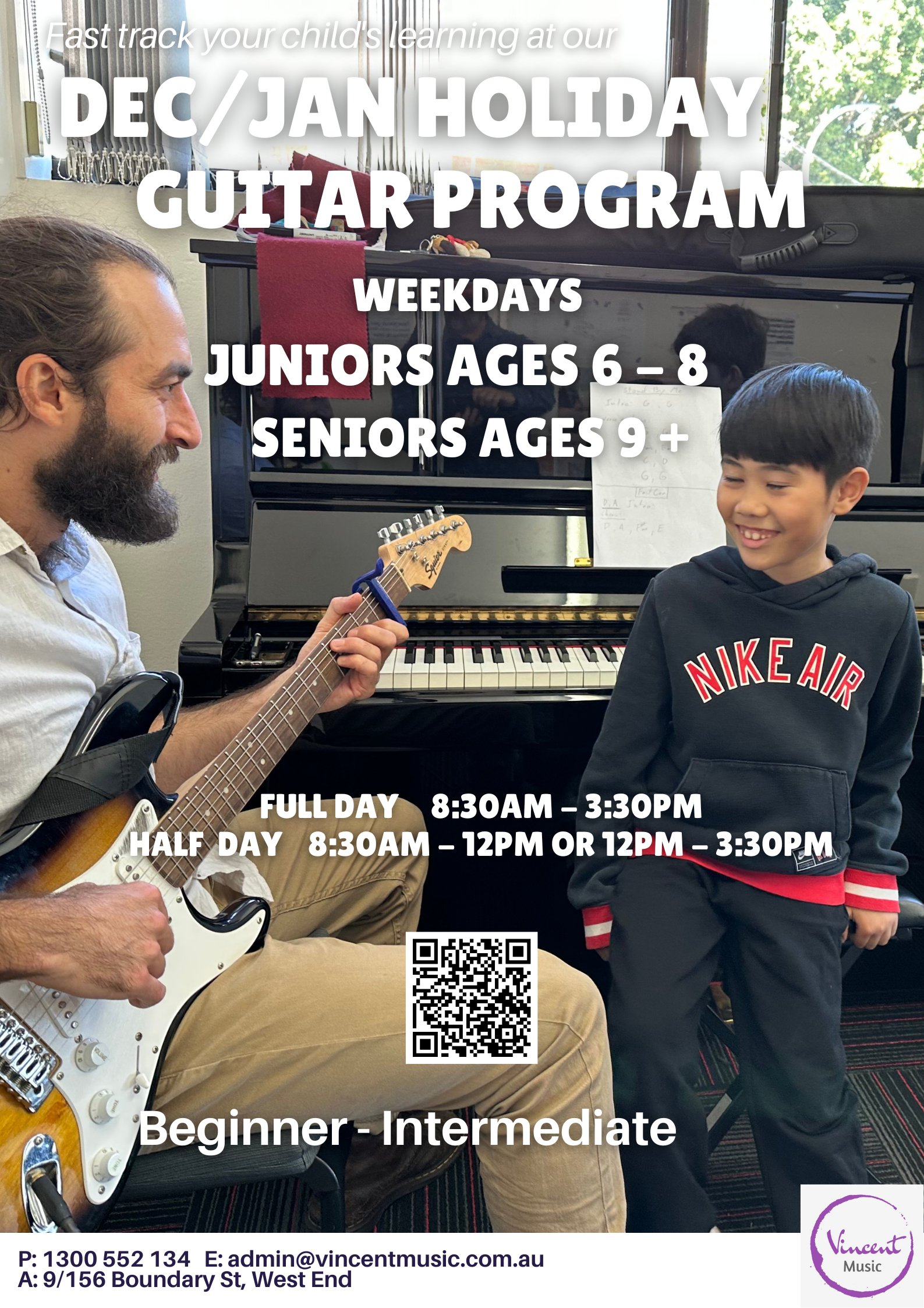 Holiday Guitar Program for Kids — Vincent Music