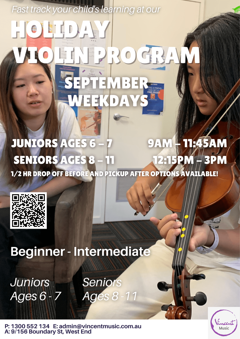 Holiday Violin Program for Kids — Vincent Music