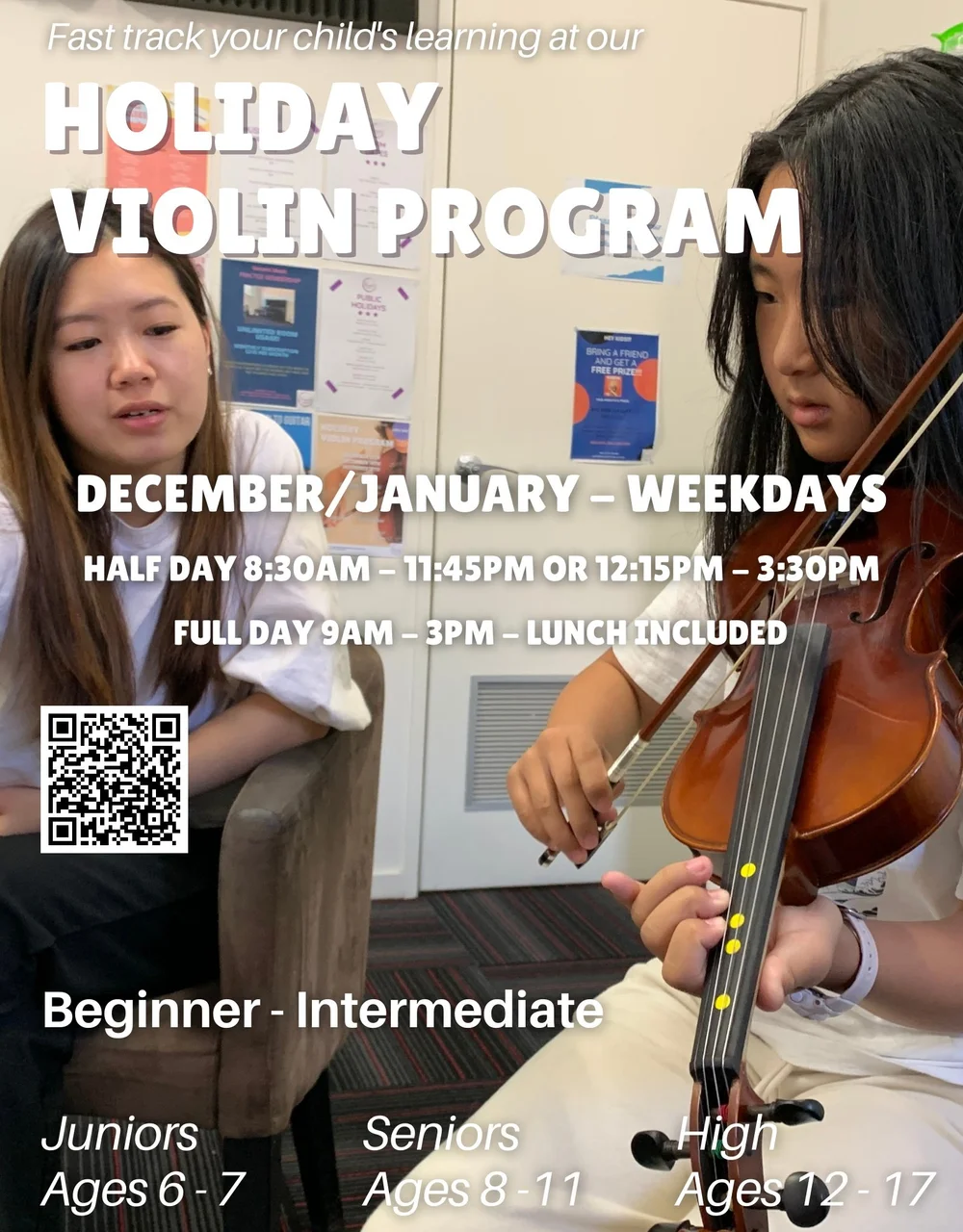 Holiday Violin Program for Kids — Vincent Music