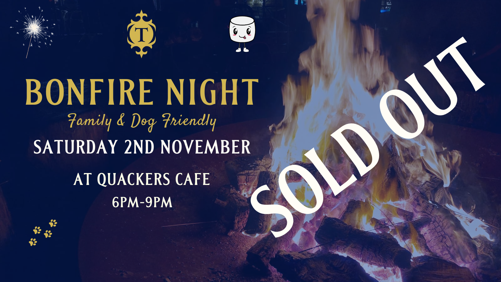 Family & Dog Friendly Bonfire Night at Quackers Cafe — Thornbridge ...