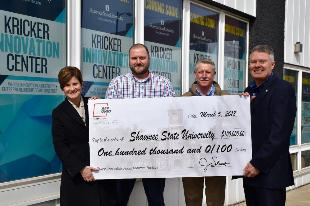 AEP Foundation Presents Second Installment to Kricker Innovation Hub ...