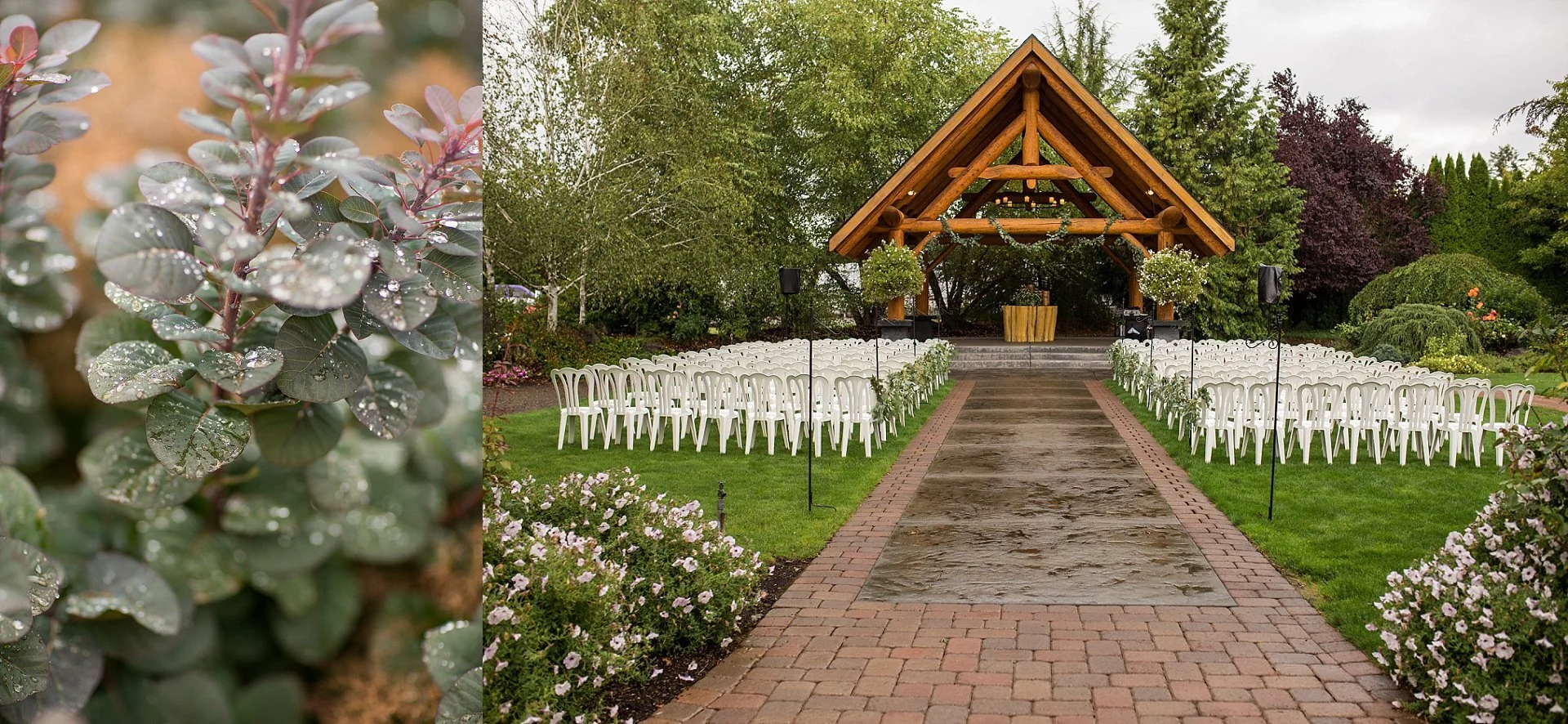 Cassie and Jordan | Log House Garden at Willow Lake Wedding - Salem ...