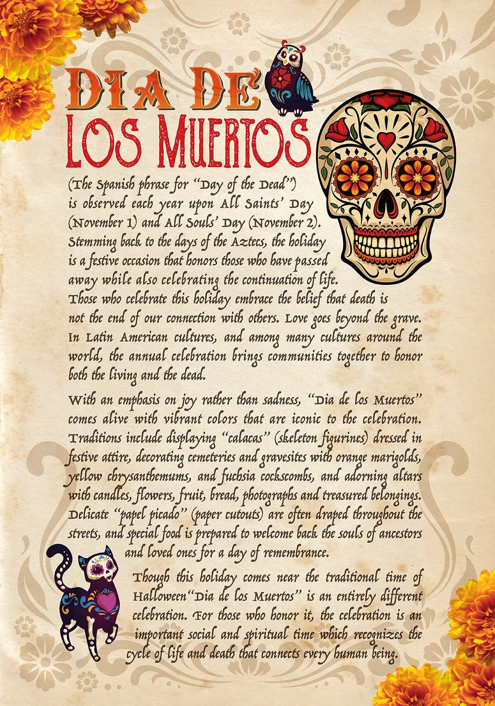 Dia De Los Muertos — Cherokee Memorial Park & Funeral Home