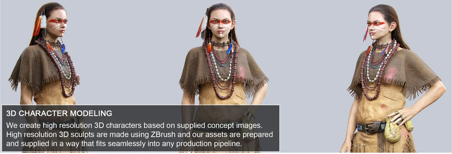 3D Character Workflow — Mortar Studios