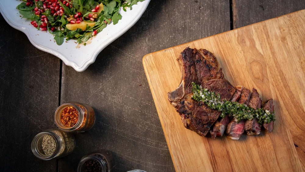 Ribeye Steak with Chimichurri Sauce – The Ranch Table
