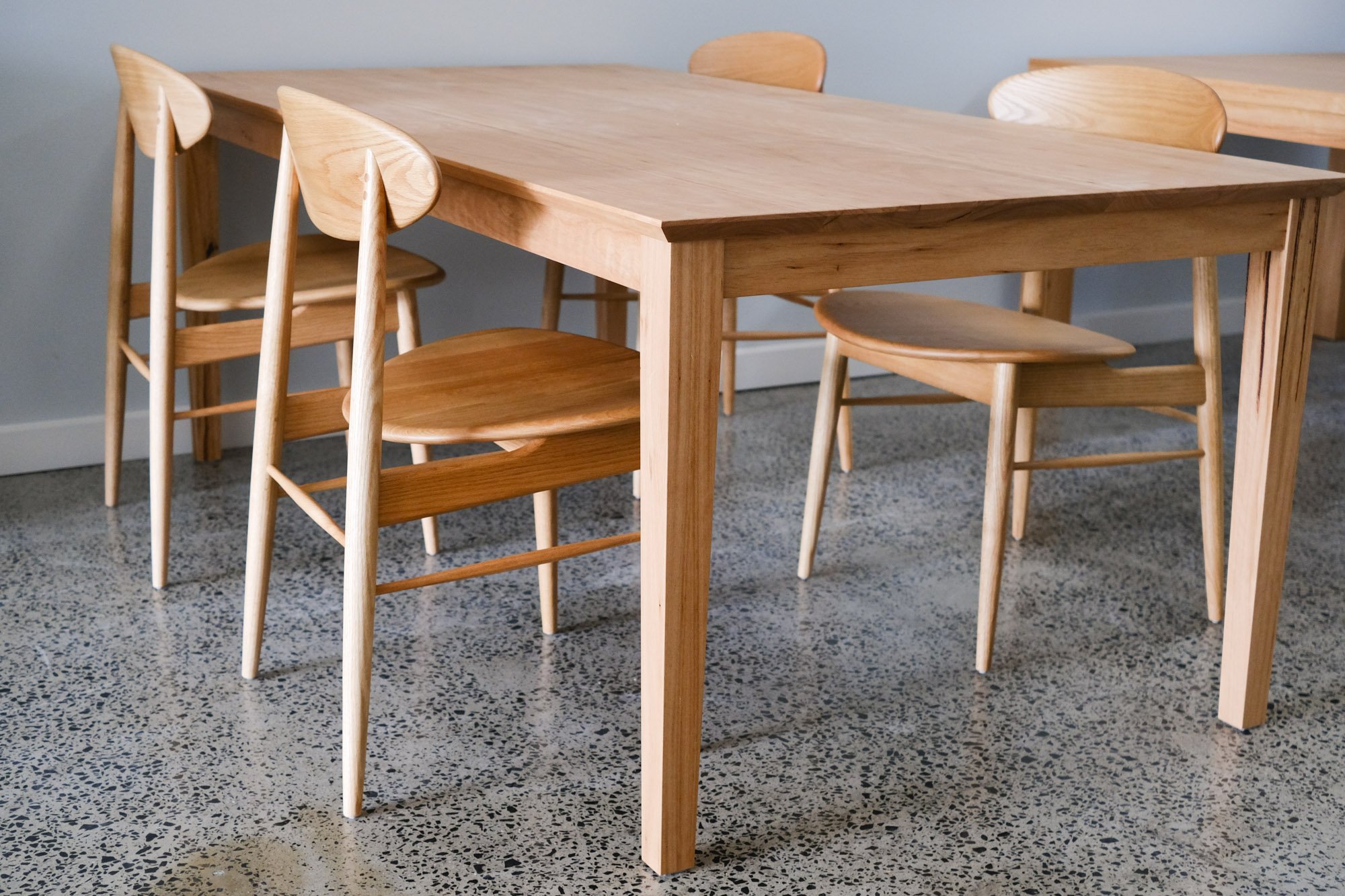 Penelope Dining Table in Blackbutt — Retrograde Furniture | Made for ...