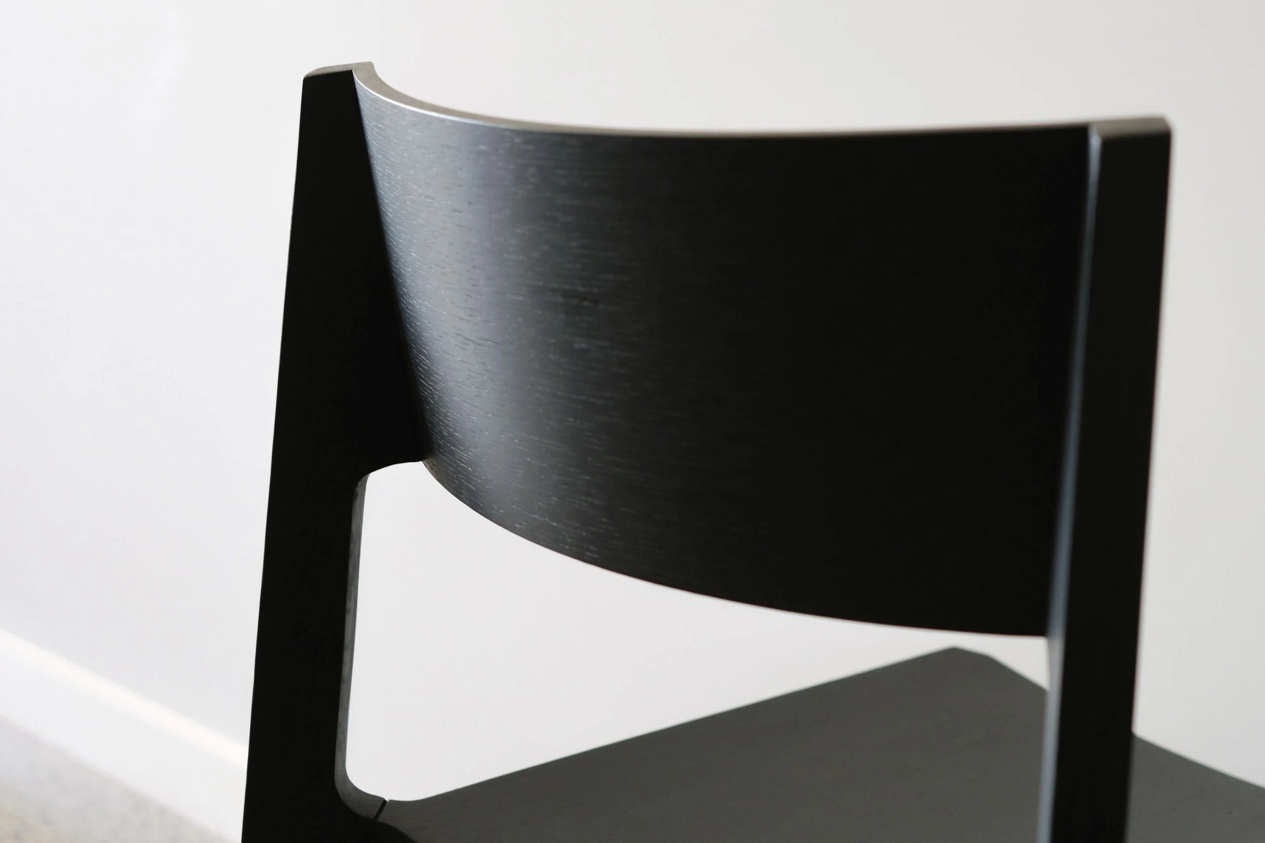 Elementary Dining Chair in Black — Retrograde Furniture | Made for ...