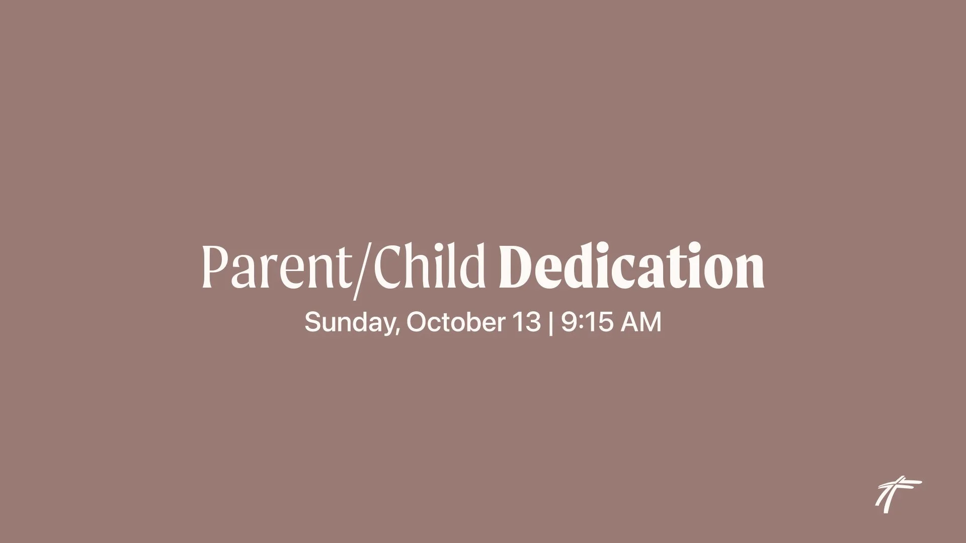 Parent Child Dedication — Gardendale First Baptist Church
