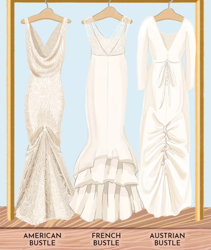 Diy wedding dress bustle 60 photos - Astyledwedding.com