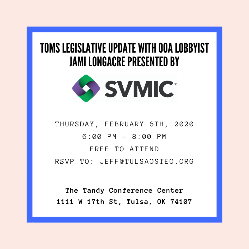 Events/CME/Tickets — Tulsa Osteopathic Medical Society