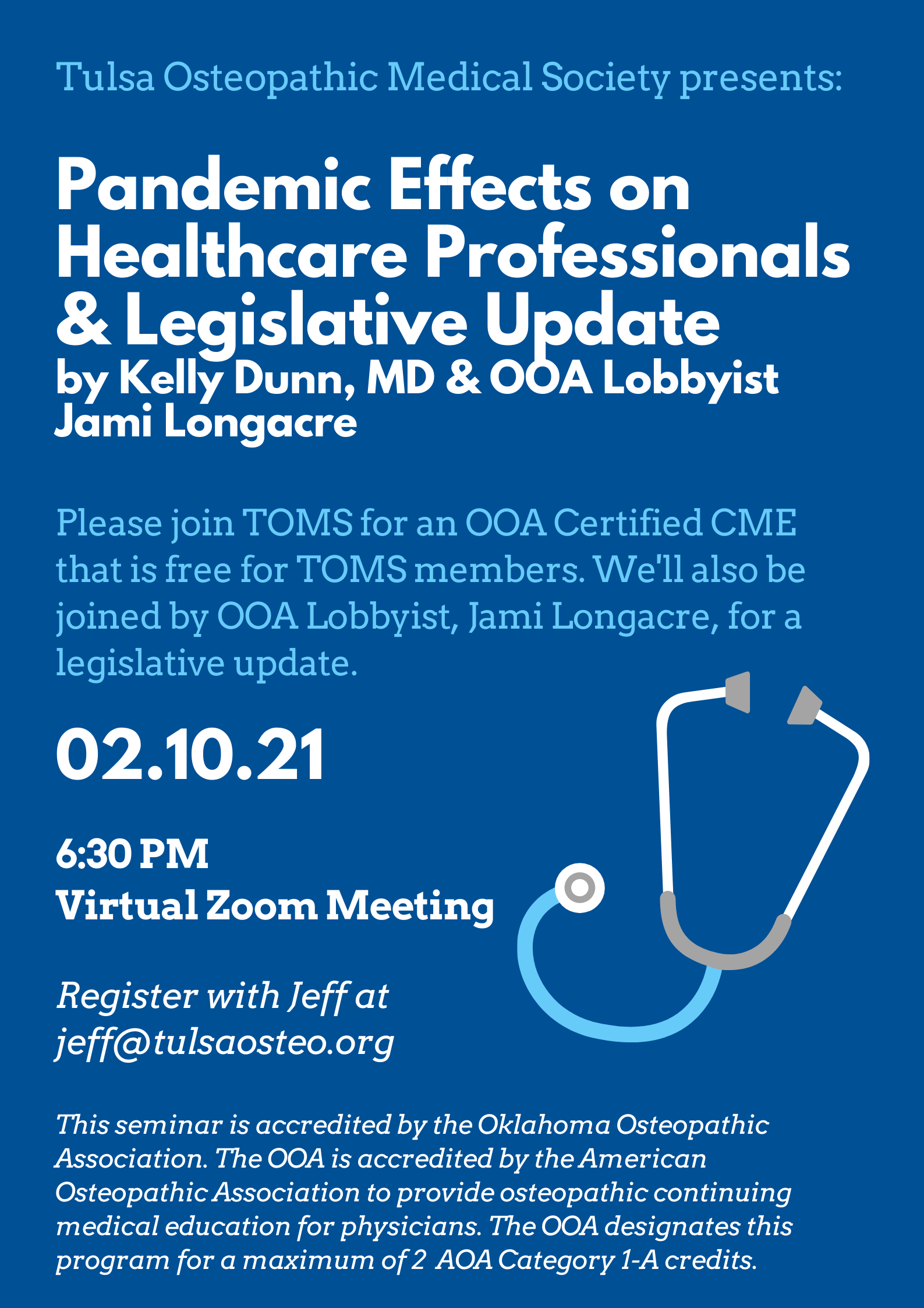 Events/CME/Tickets — Tulsa Osteopathic Medical Society