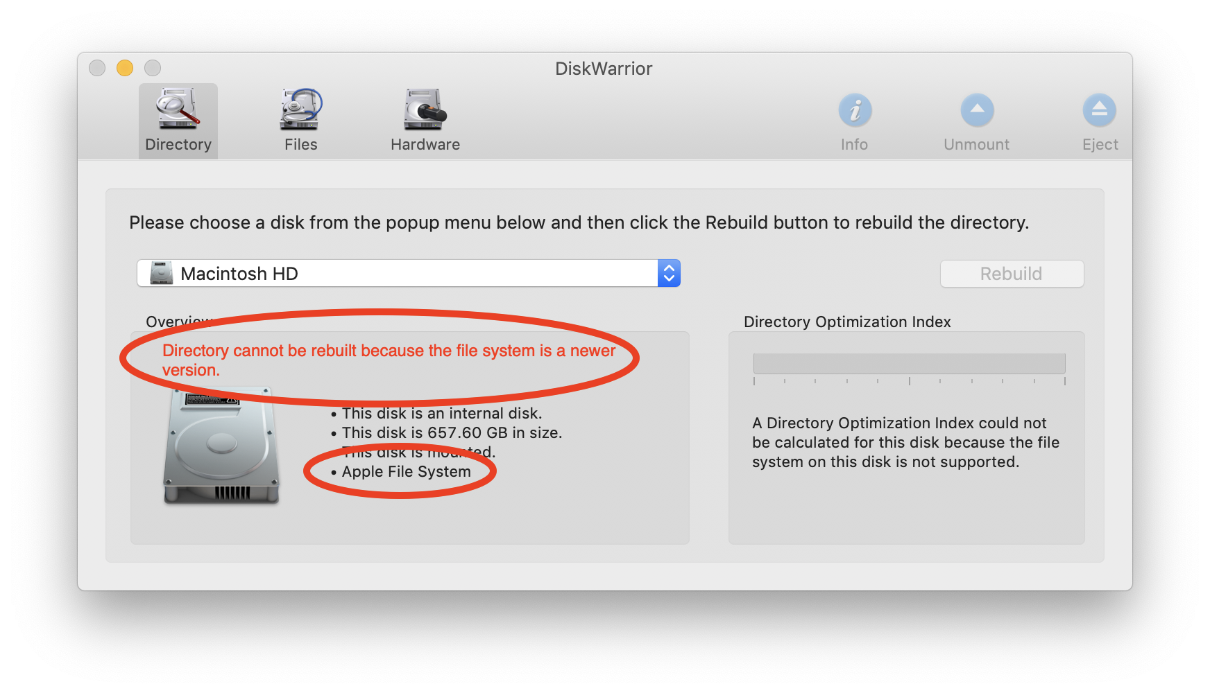Identify APFS — ALSOFT