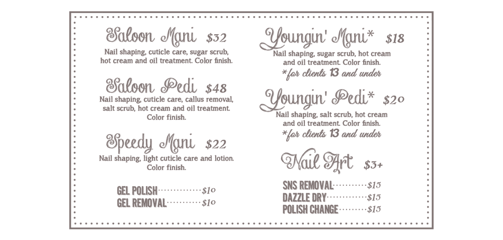 Services — nailsaloon