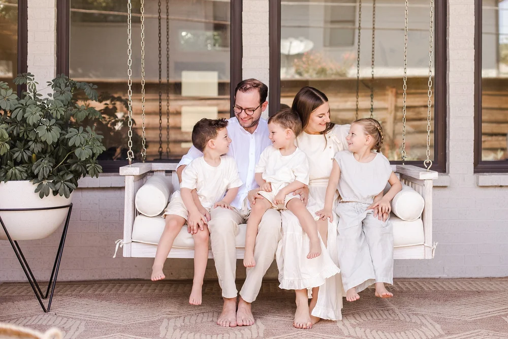 Extended Family Portraits At Home | Dallas Family Photographer — Rachel ...
