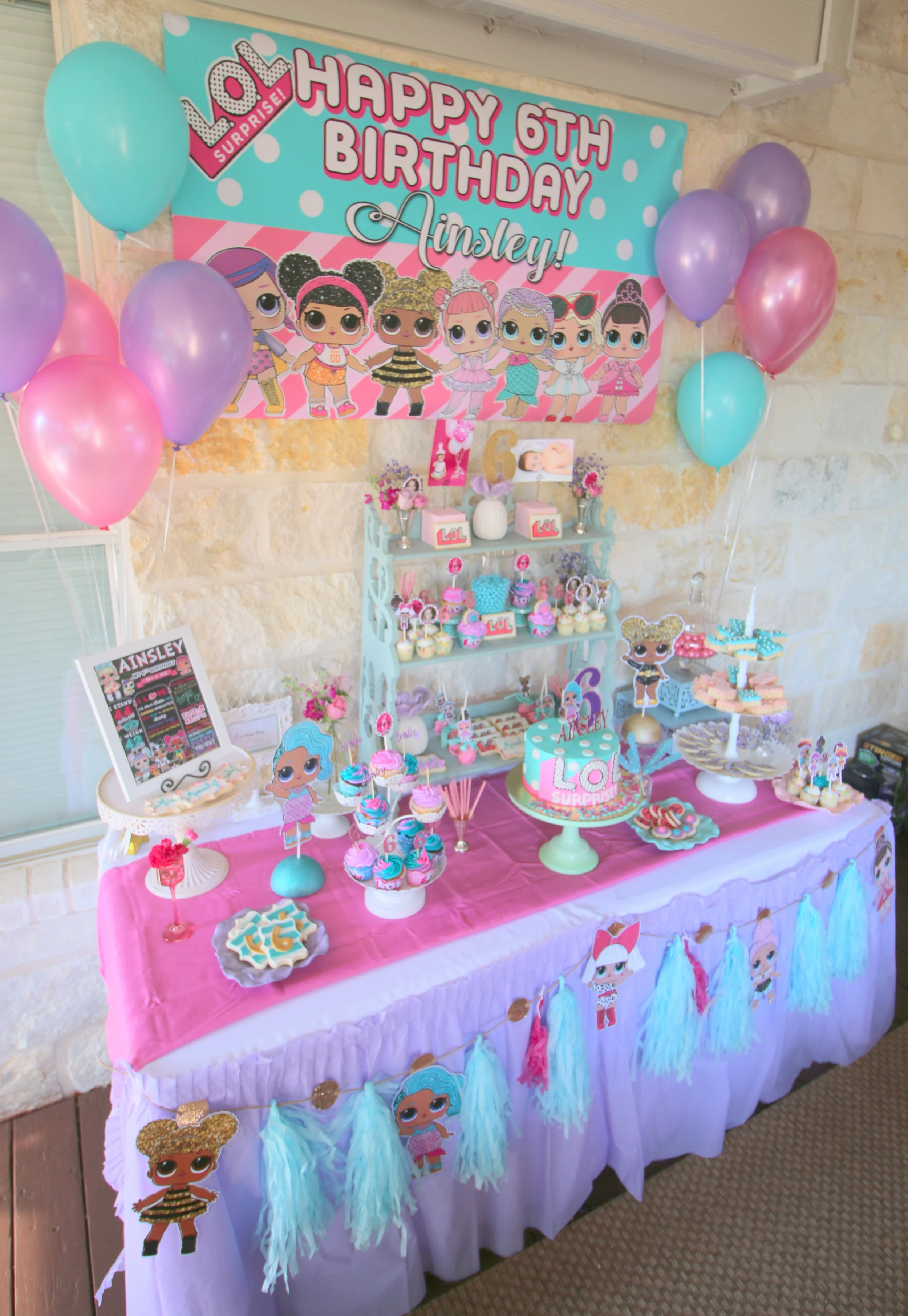 LOL Birthday Party! A fun doll theme for a sweet 6 year old ...