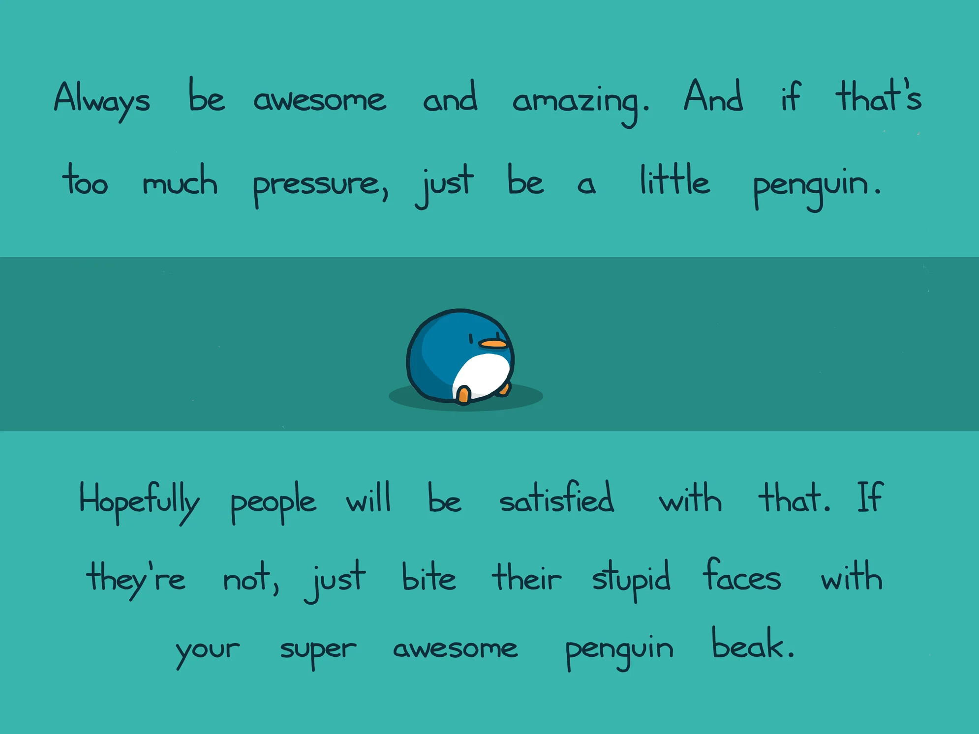 Awesome Penguin Picture