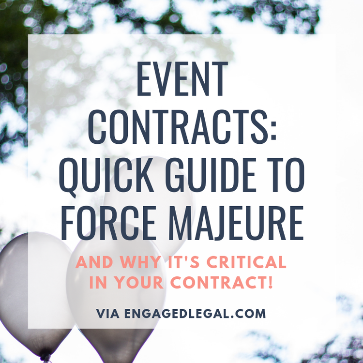 Contracts: 4 Things to Know about "Force Majeure"/ "Acts of God ...