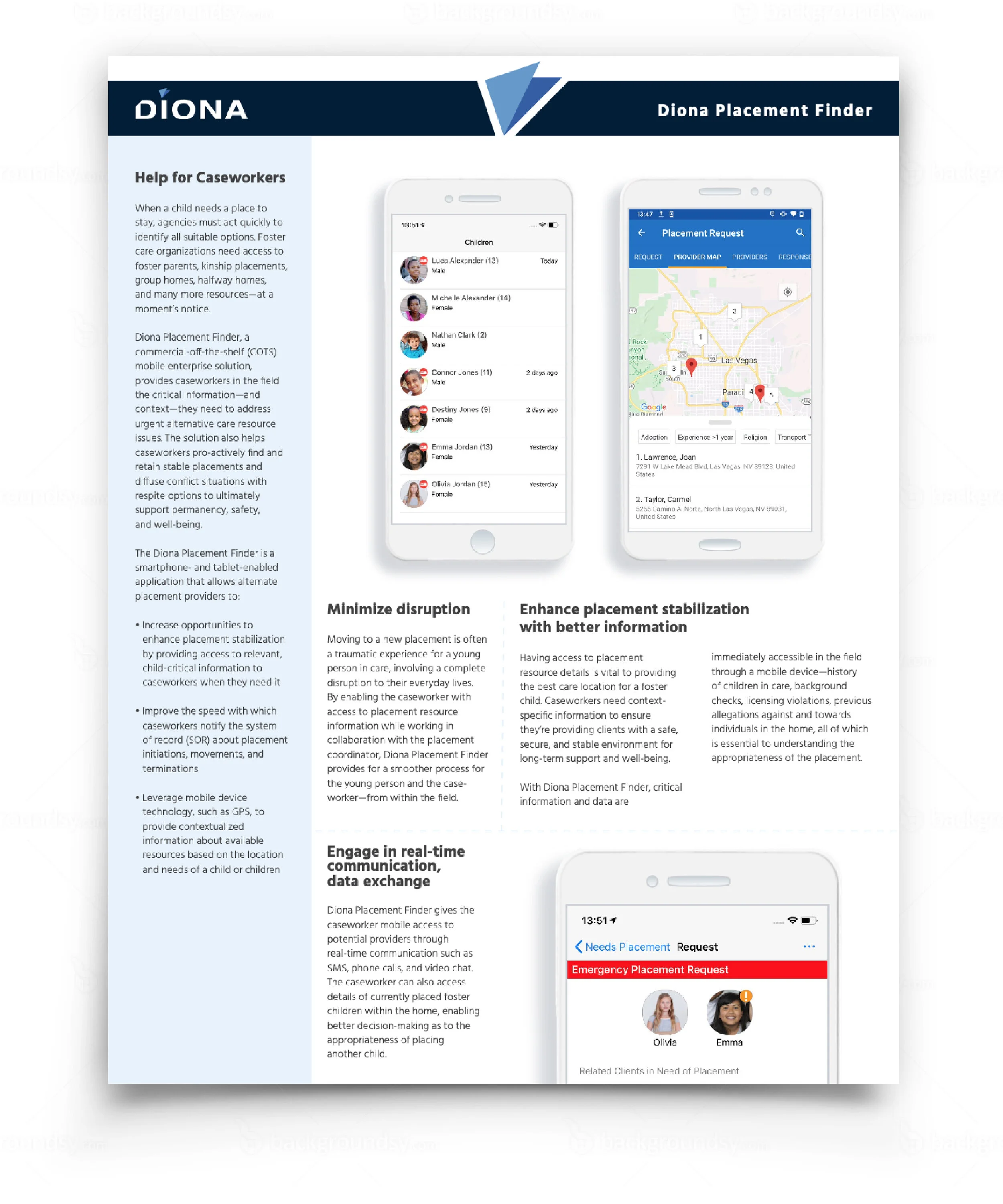 Find the right placement resources for a child