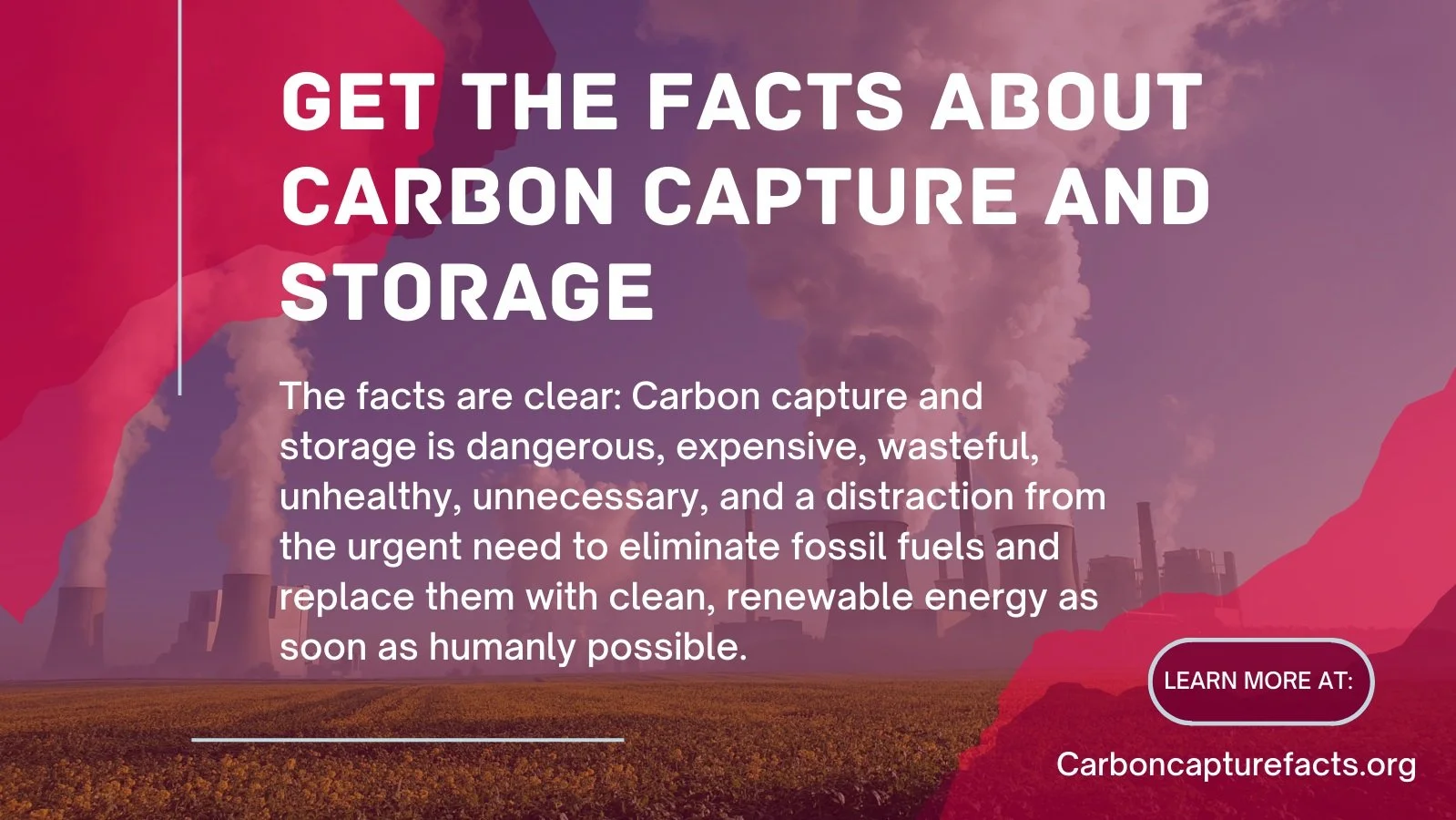 Carbon Capture and Storage: A False Solution — The Science and ...