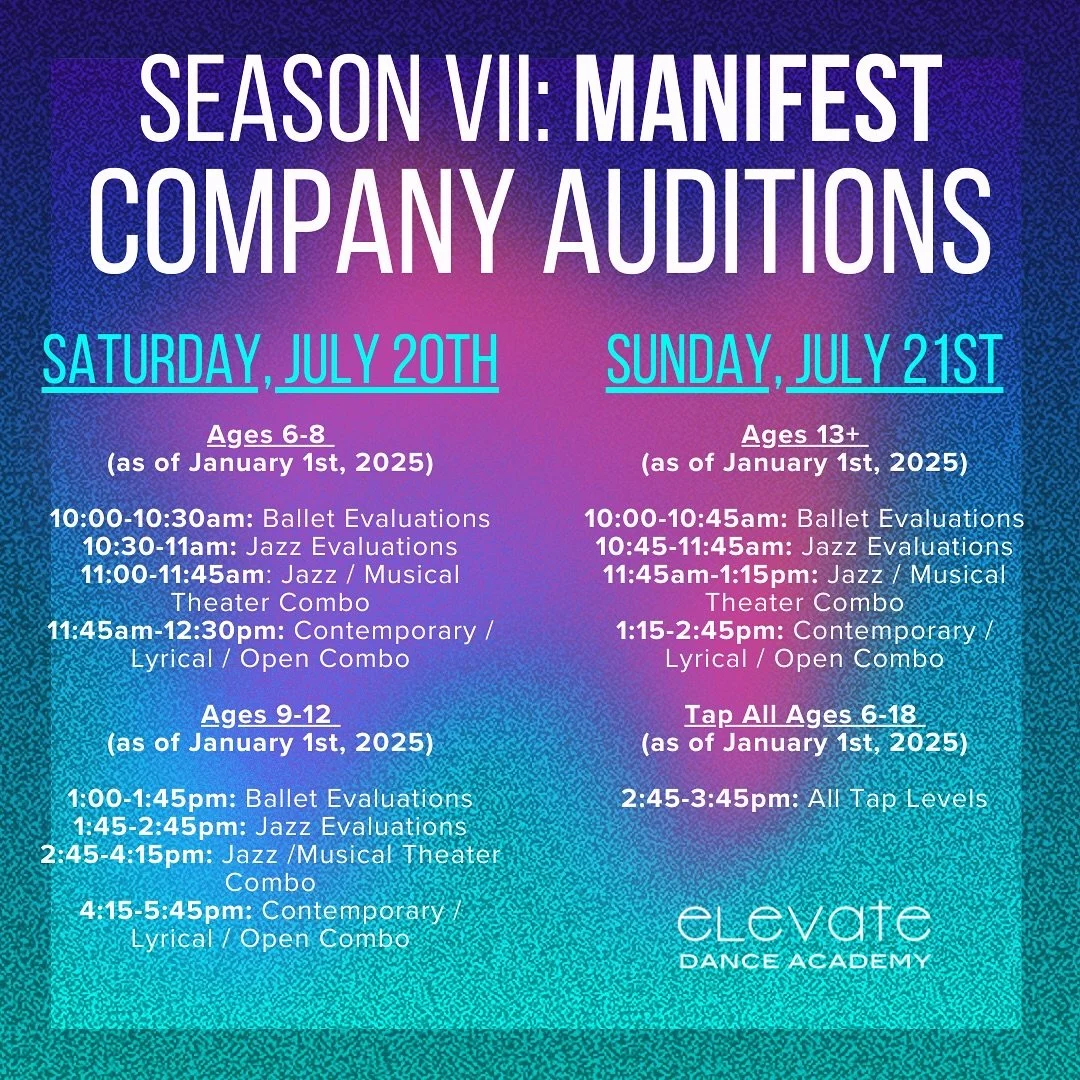 Elevate Dance Academy | Dance Studio | Classes | Competitive | Recreational