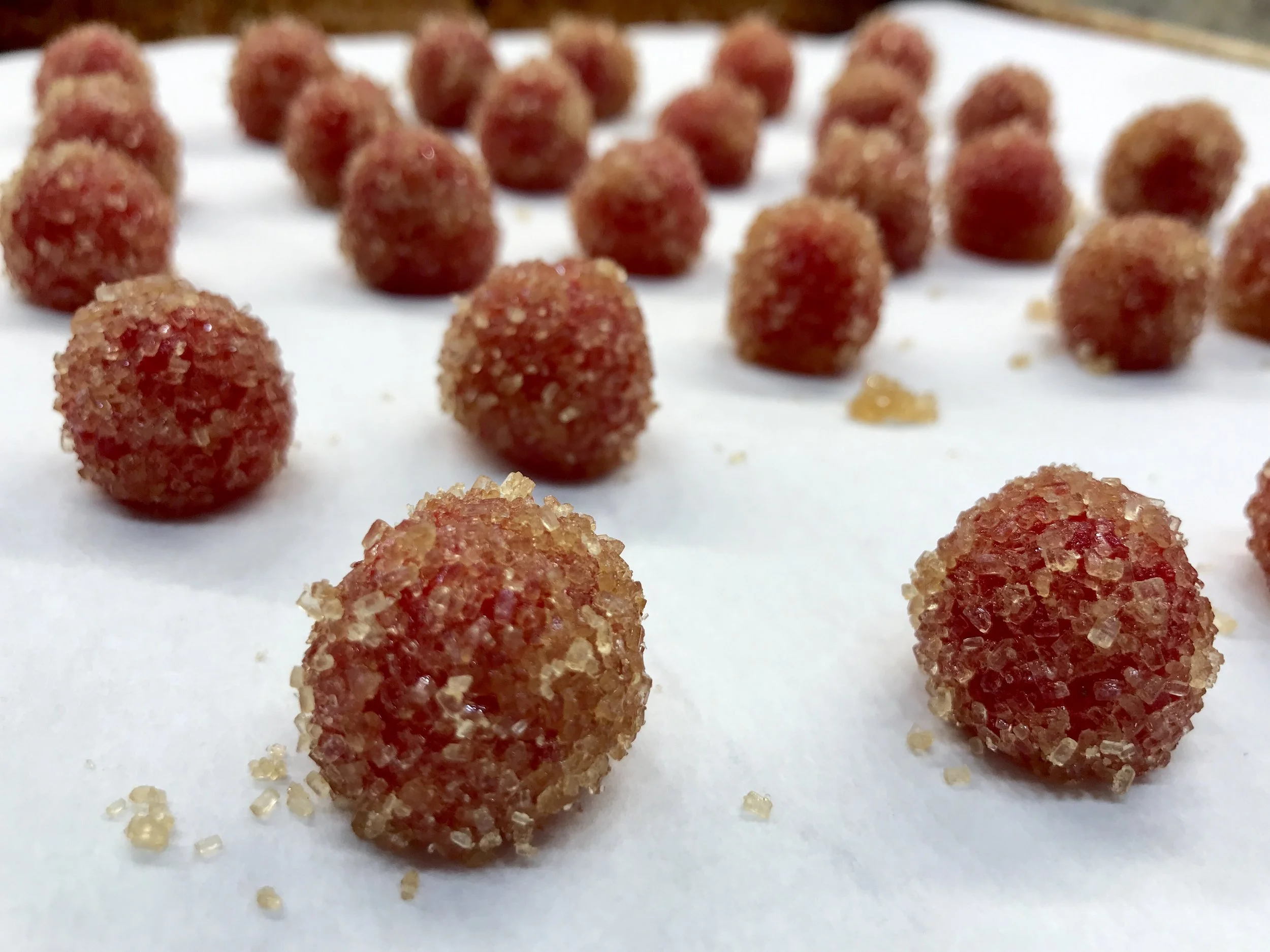 Sugared Raspberries — The Bell House