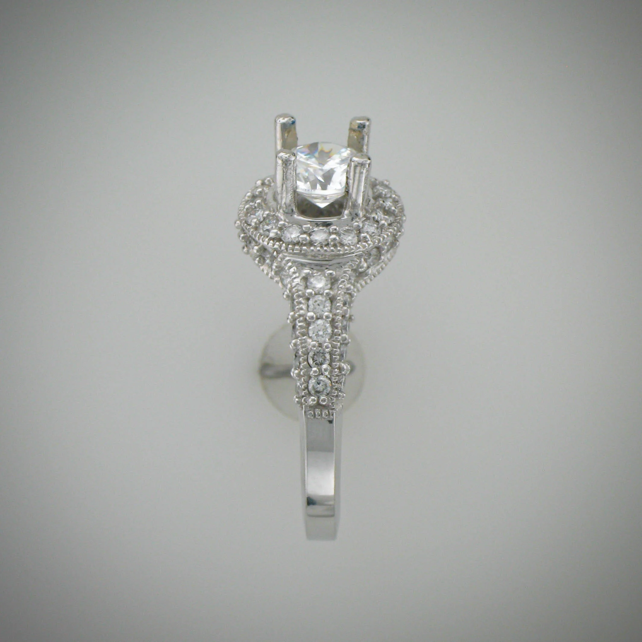 Semi-Mount & Bead Set Diamond Ring — Jon Thomas Fine Jewelry
