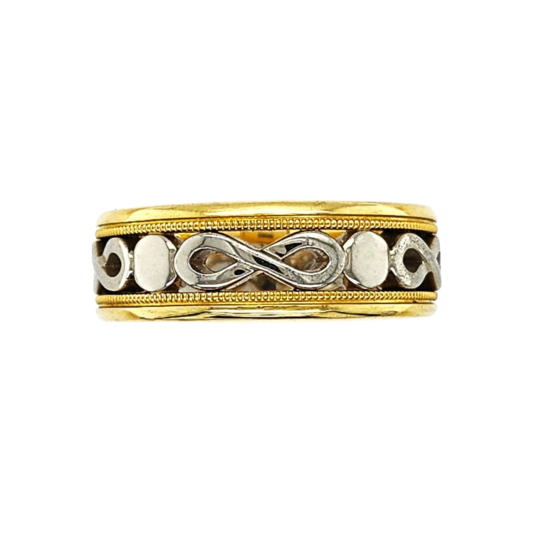 Two-Tone Infinity Ring — Jon Thomas Fine Jewelry