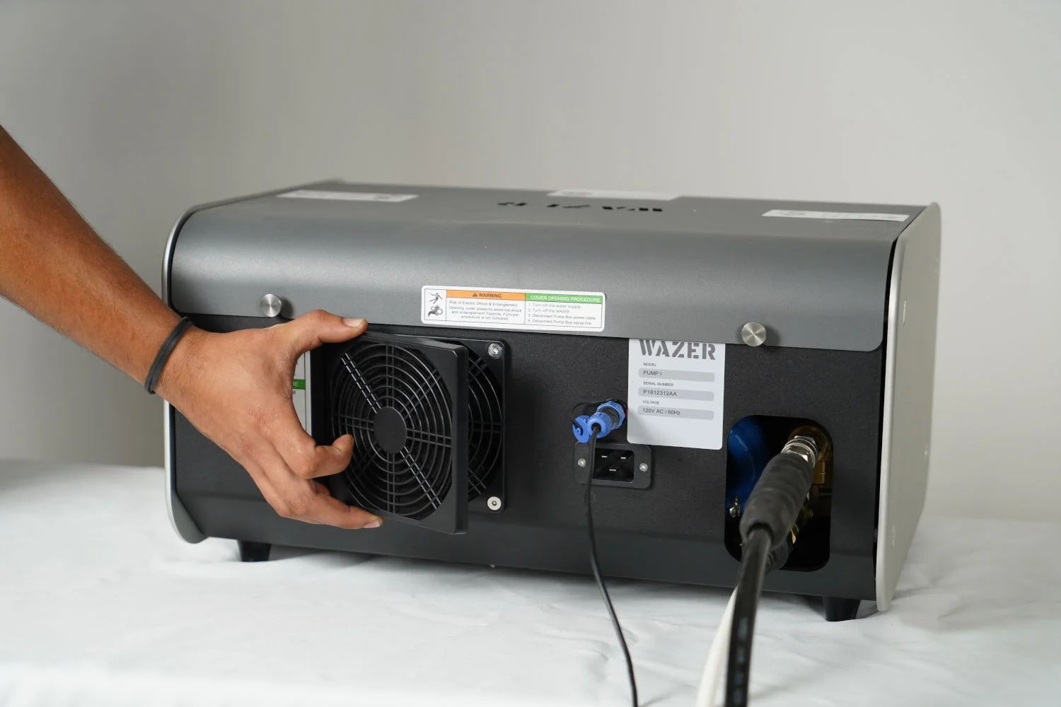 Cleaning the Pump Box Air Filter — WAZER Support | The First Desktop ...