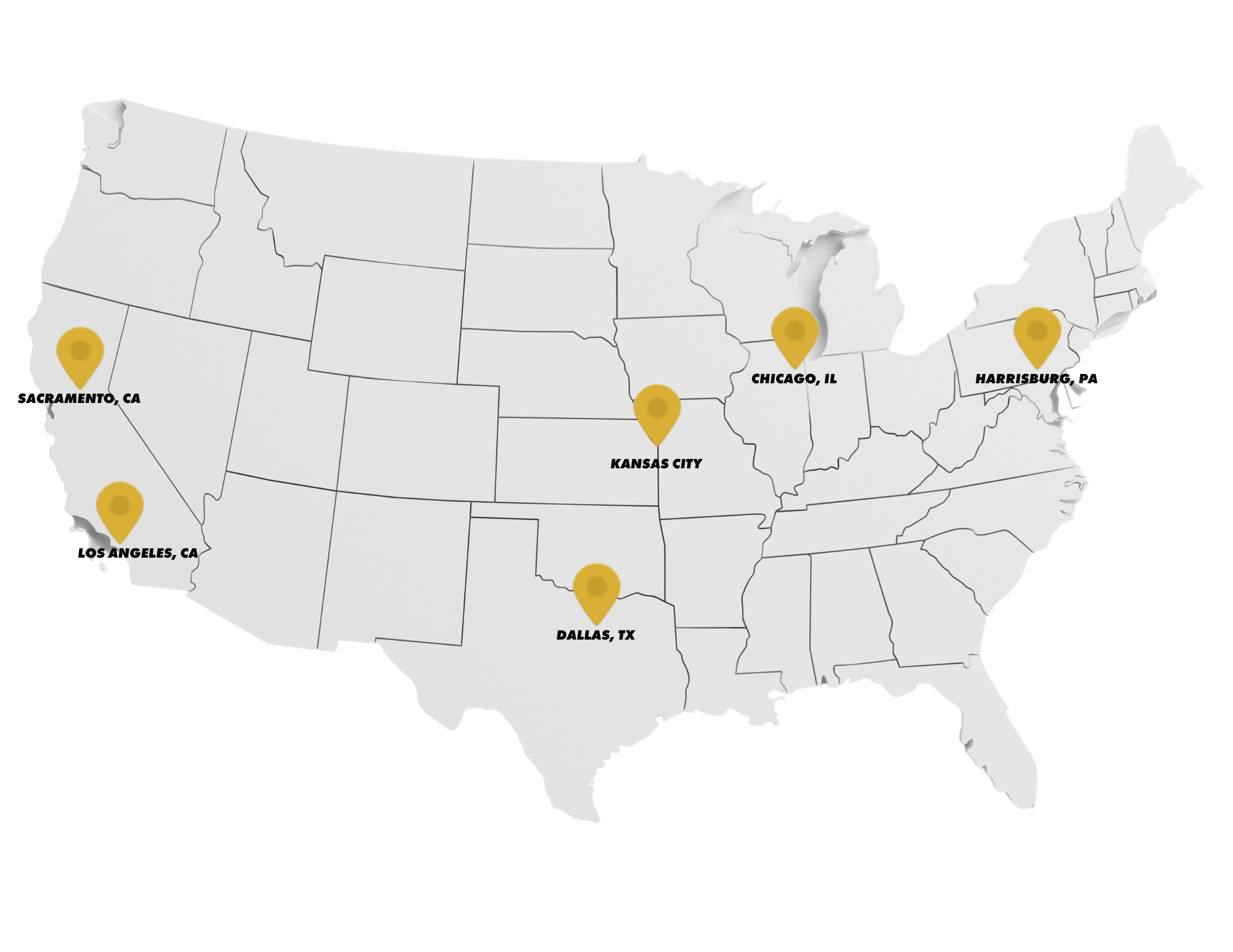 Locations- 3PL Warehousing & Fullfillment Services