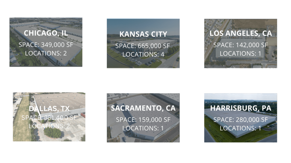 Locations - 3PL Warehousing & Fullfillment Services