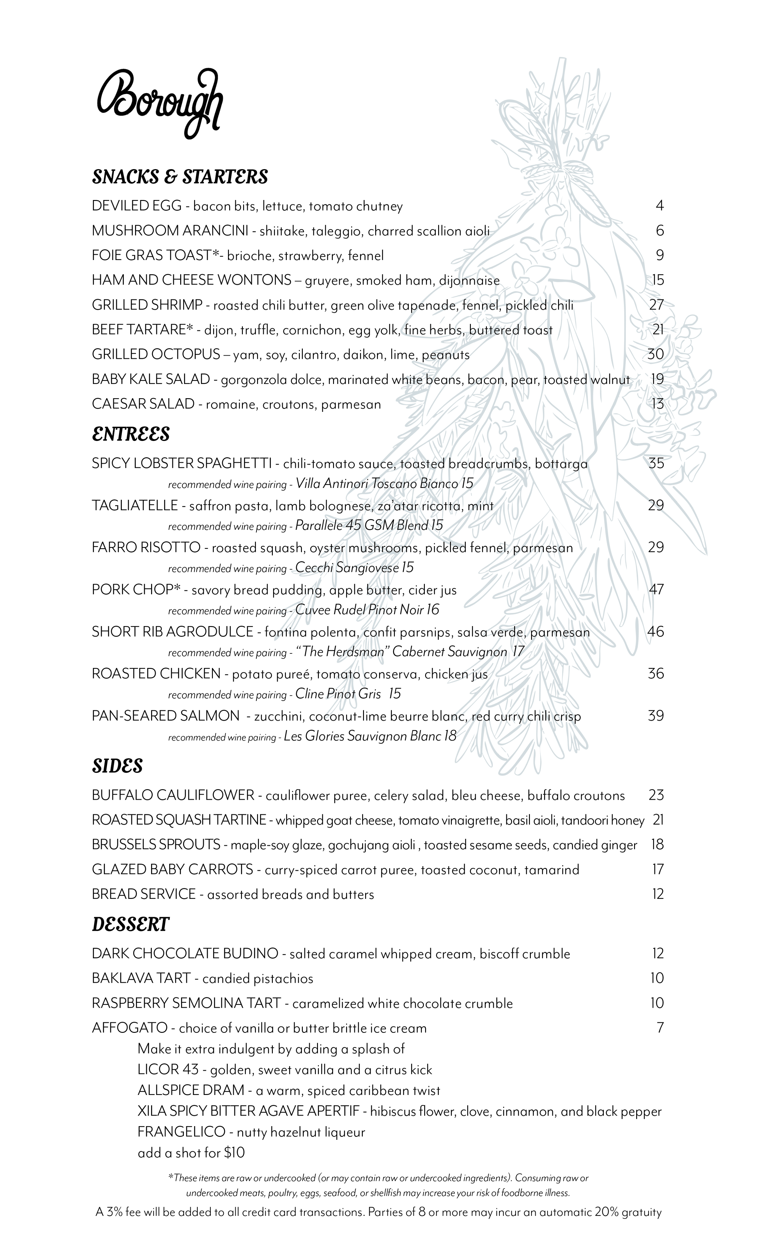 Dinner | Borough | North Loop | Minneapolis — Borough