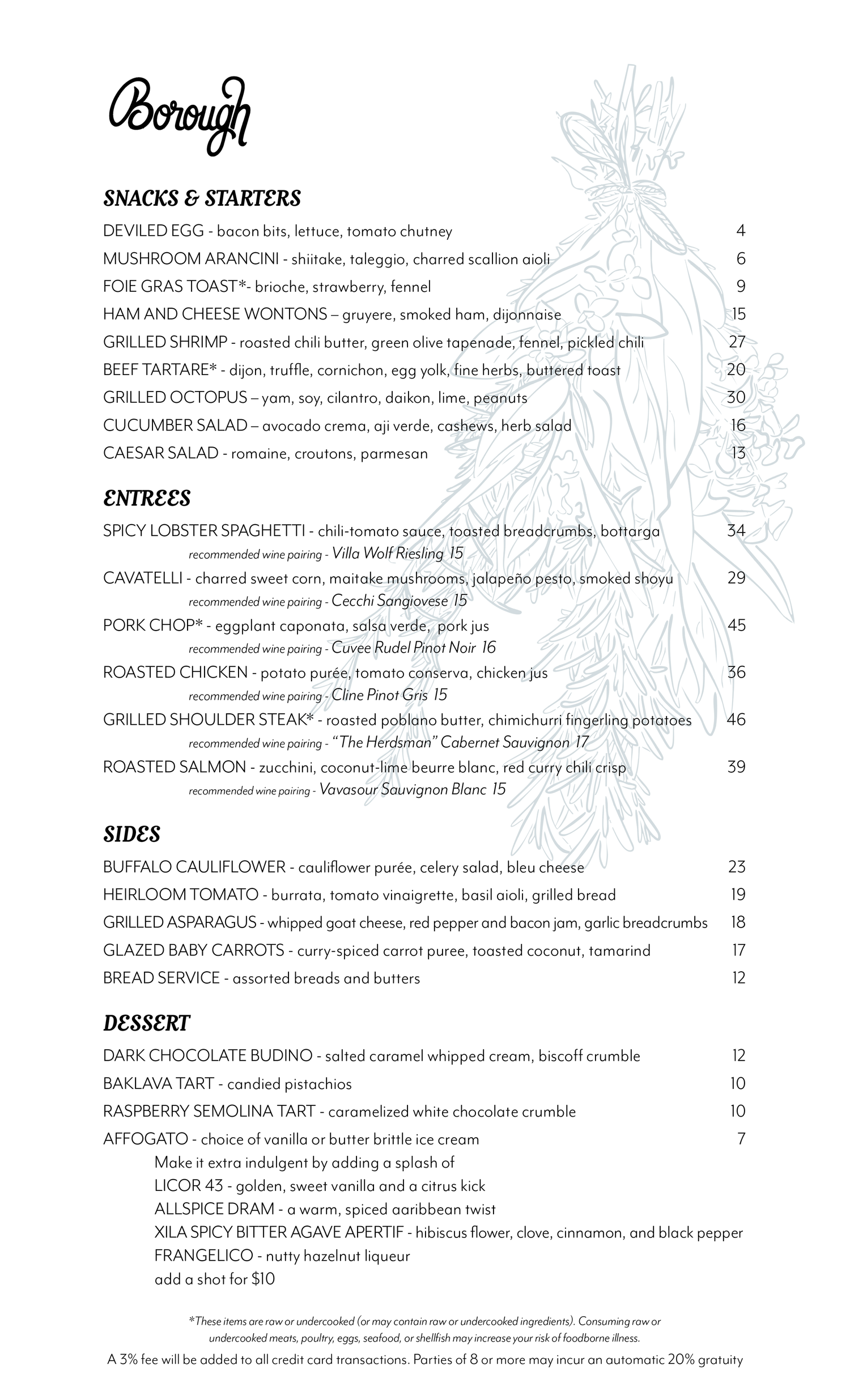 Dinner | Borough | North Loop | Minneapolis — Borough