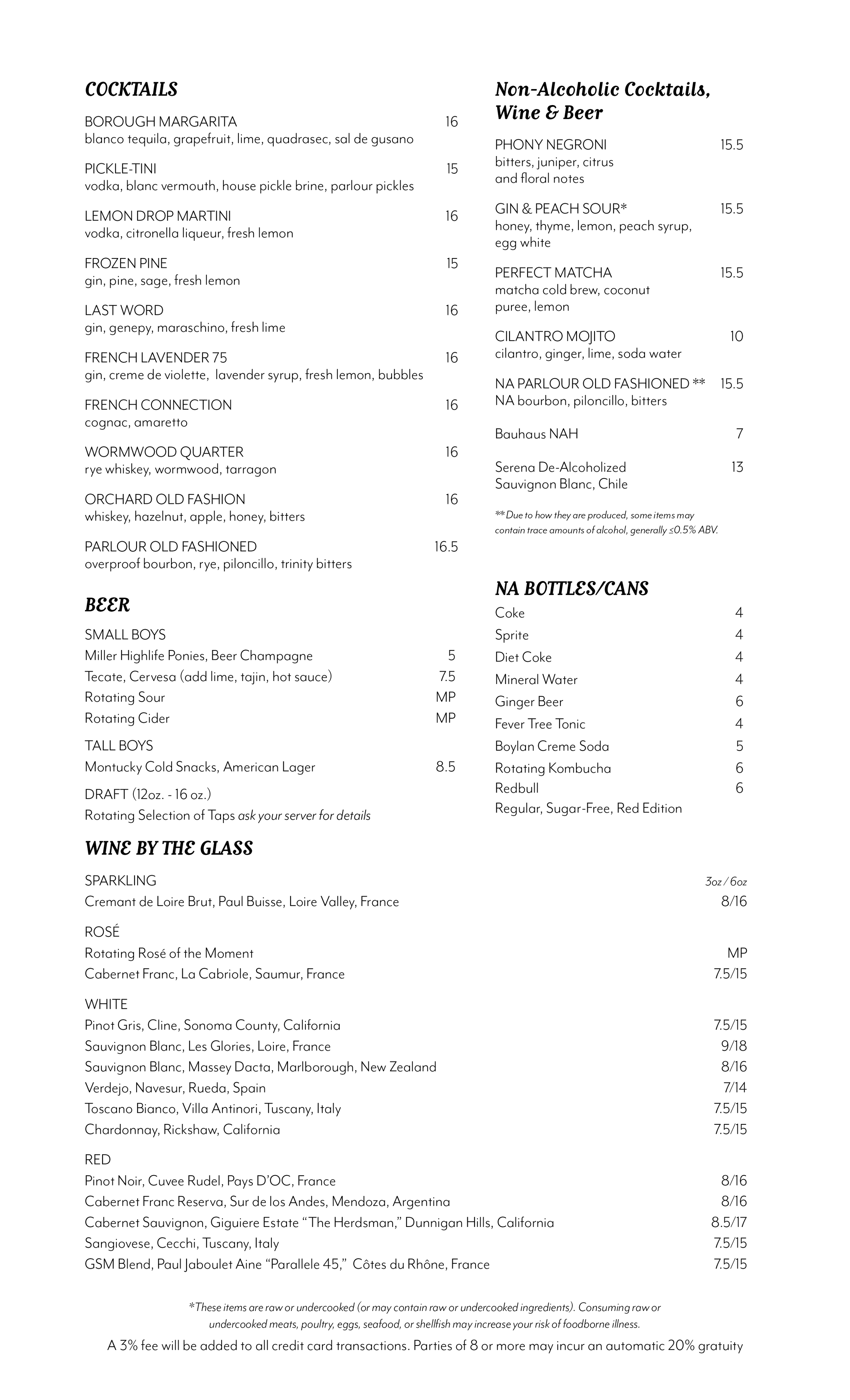 Dinner | Borough | North Loop | Minneapolis — Borough