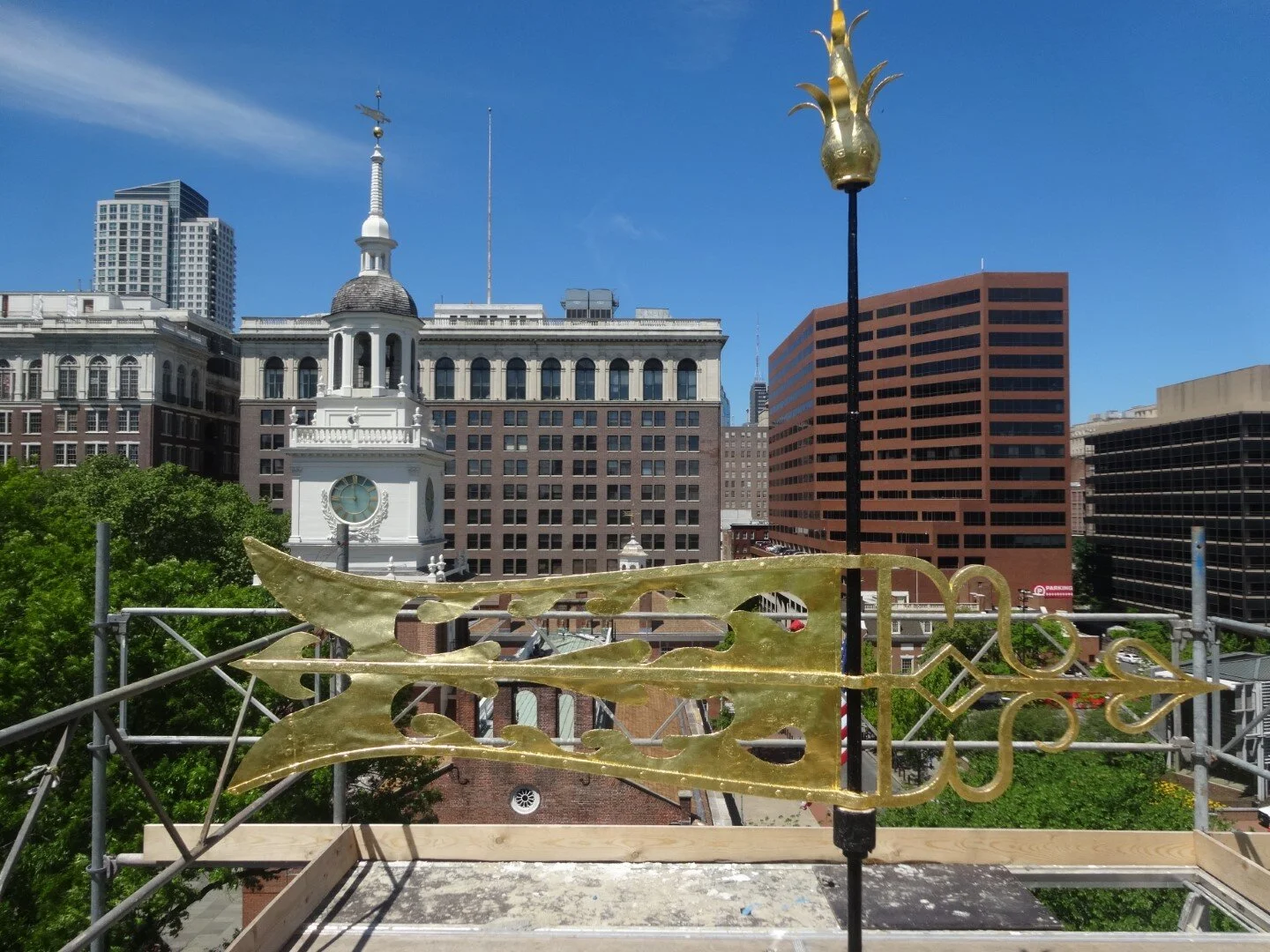 Old City Hall Weathervane — KREILICK CONSERVATION, LLC