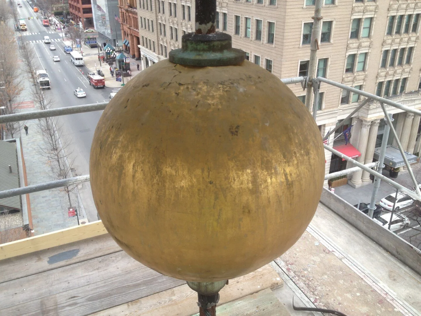 Old City Hall Weathervane — KREILICK CONSERVATION, LLC