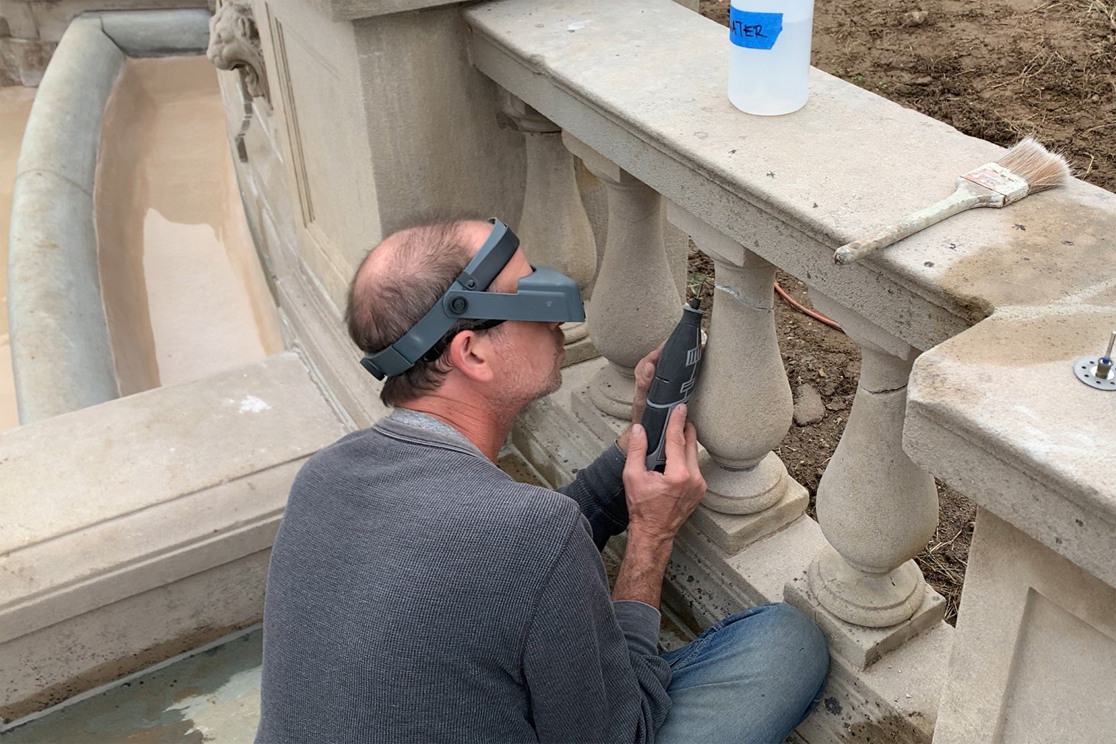 Step Fountain — KREILICK CONSERVATION, LLC