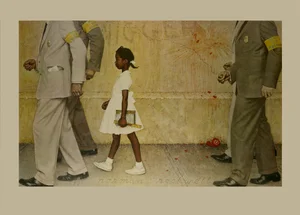 The Problem We All Live With Norman Rockwell