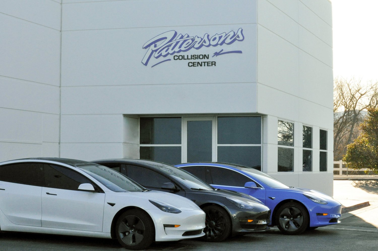 Tesla Certified Repairs — PATTERSON'S COLLISION CENTER