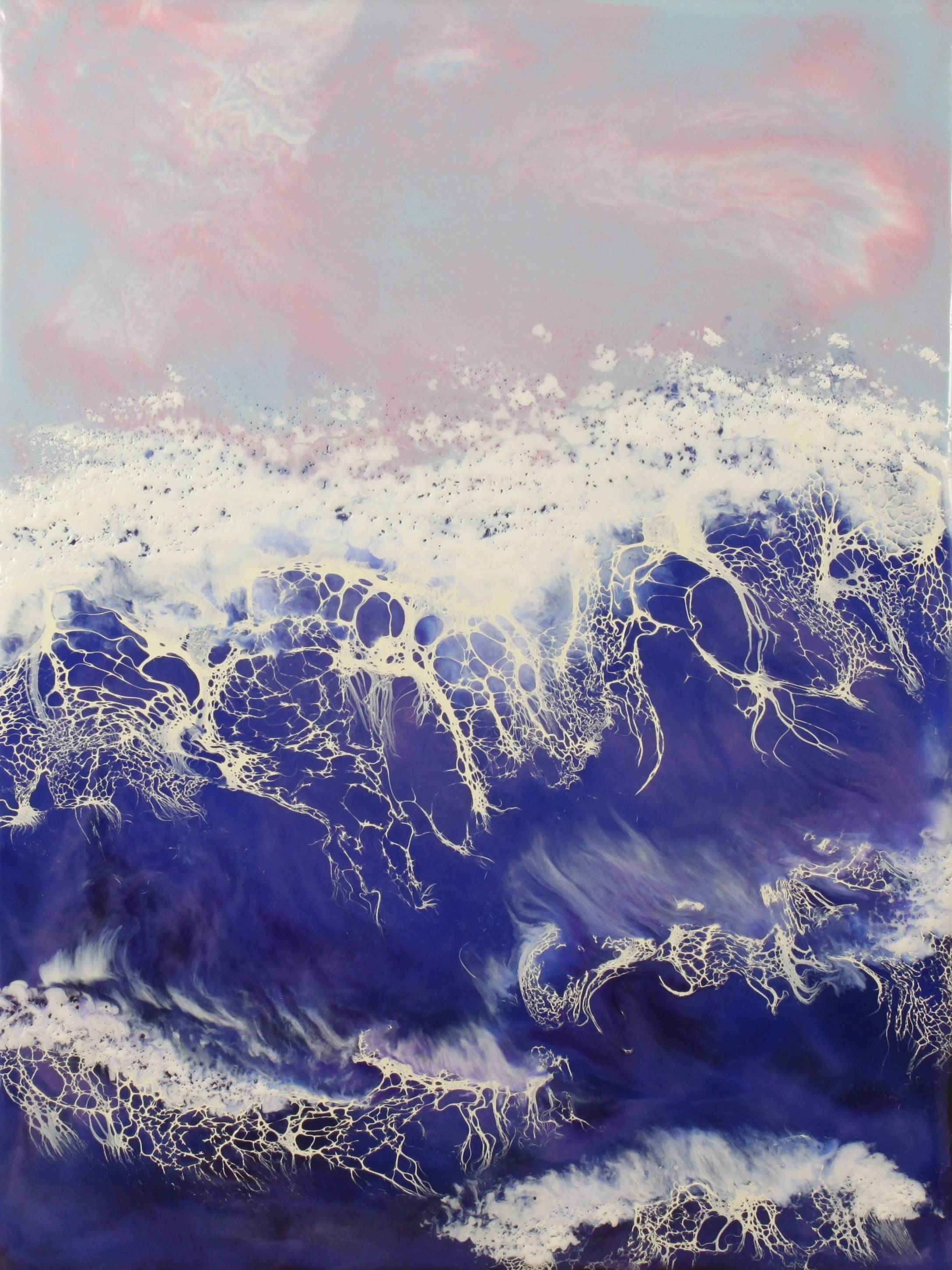 Ocean Waves Series — Sand Pond Studio | Encaustic and Mixed Media Art