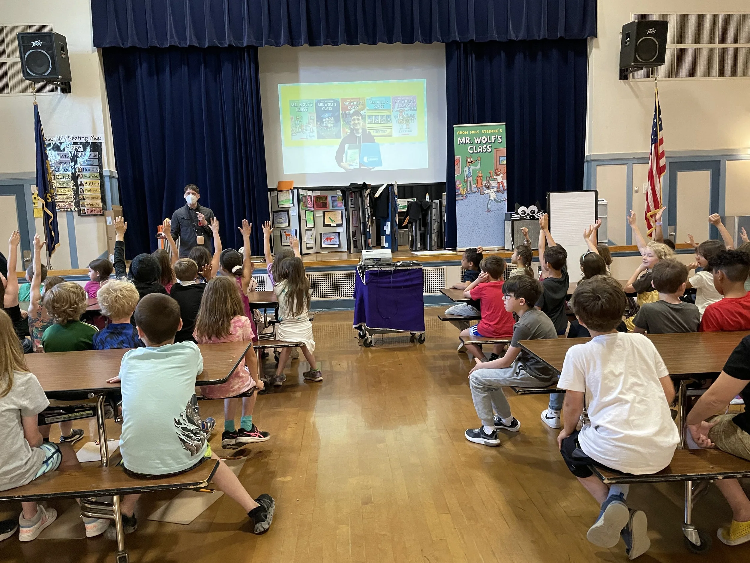 School Visits — Mr. Wolf's Class