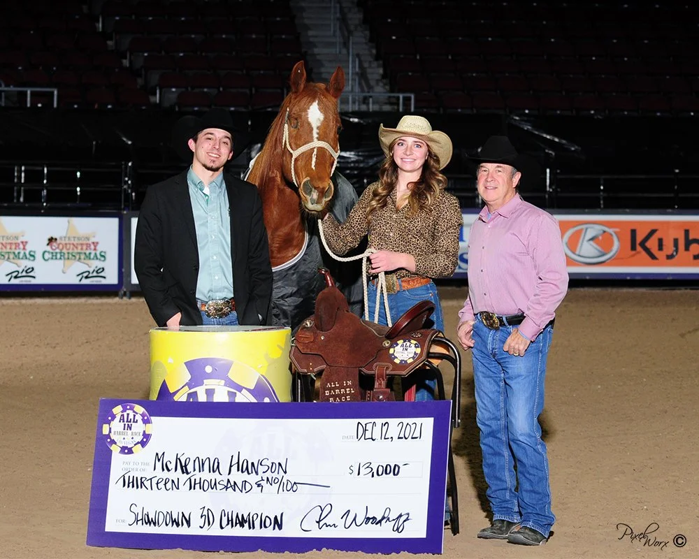 RACE TWO — ALL IN Barrel Race
