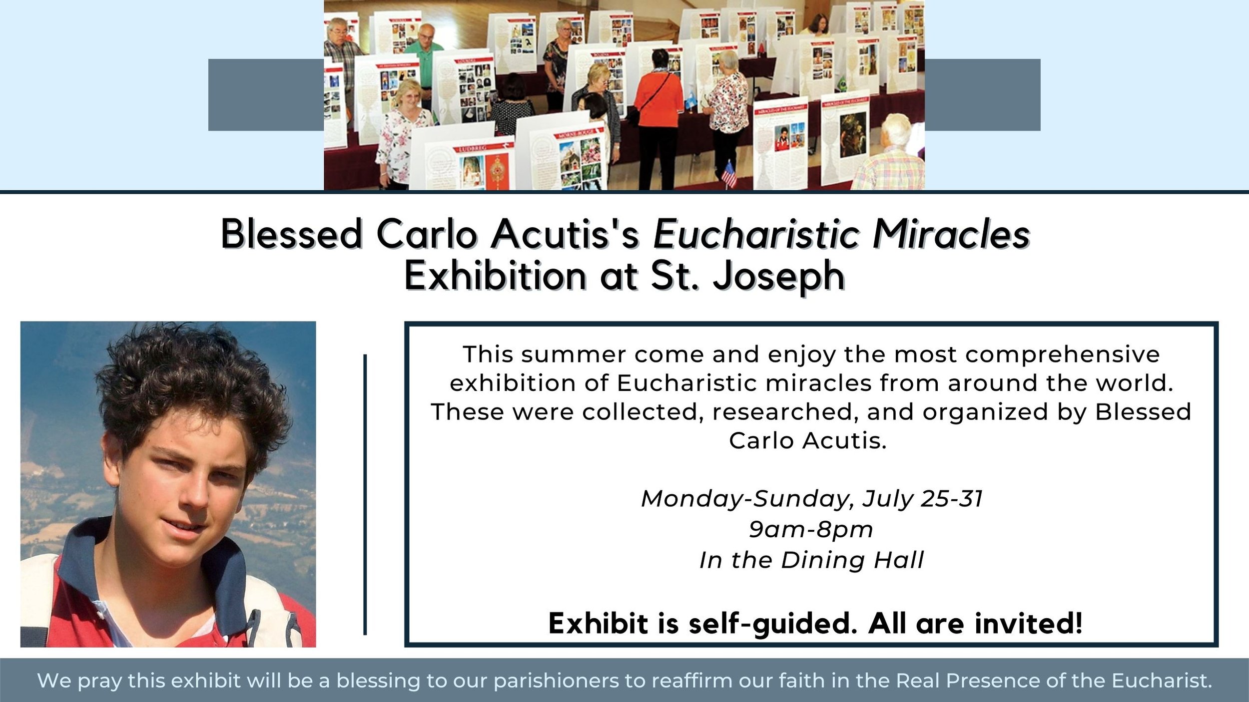 Blessed Carlo Acutis's Collection of Eucharistic Miracles — Saint ...
