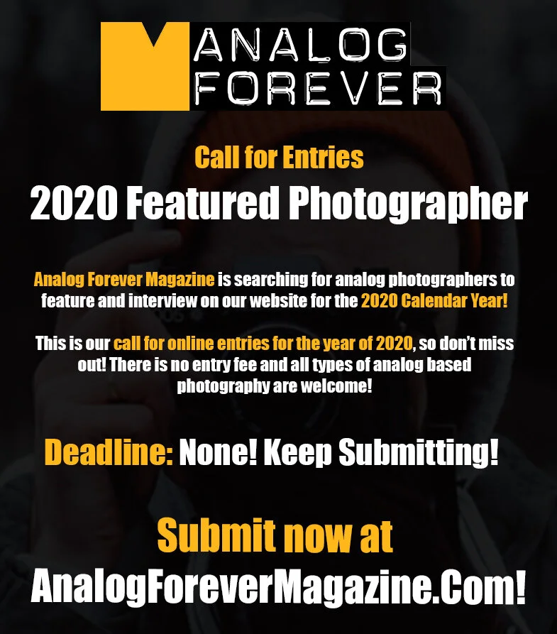 CLOSED | Call for Entry: Online Featured Photographer 2020 — Analog ...