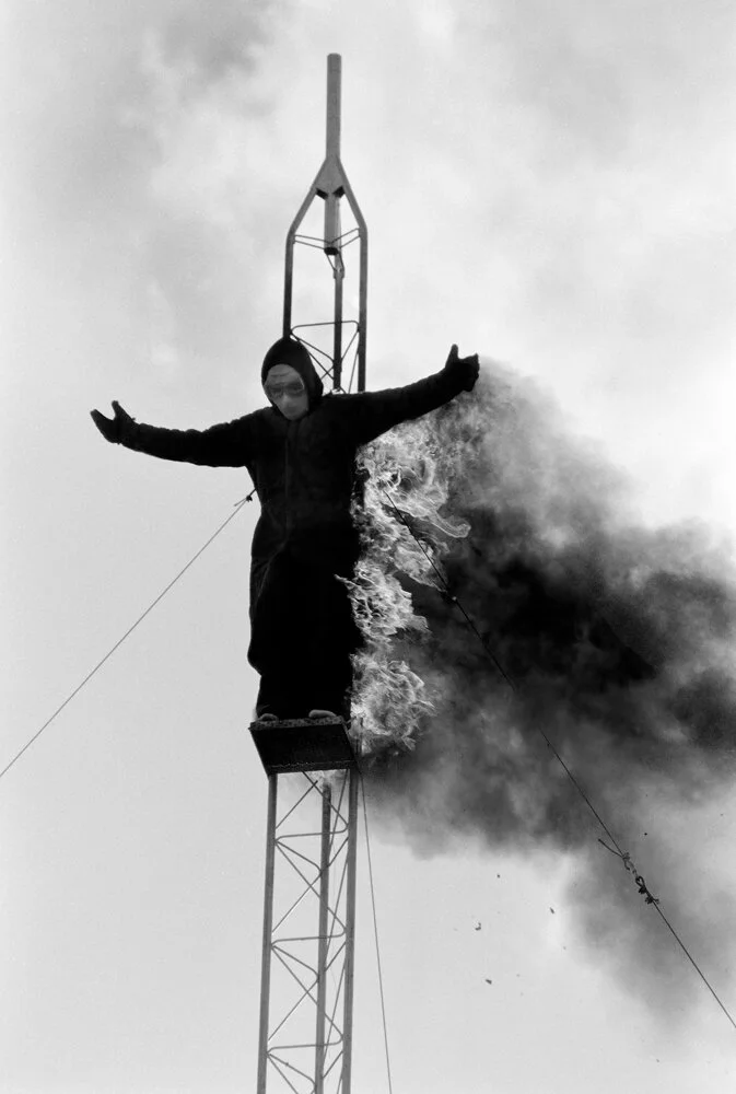 1920s Flagpole Sitting