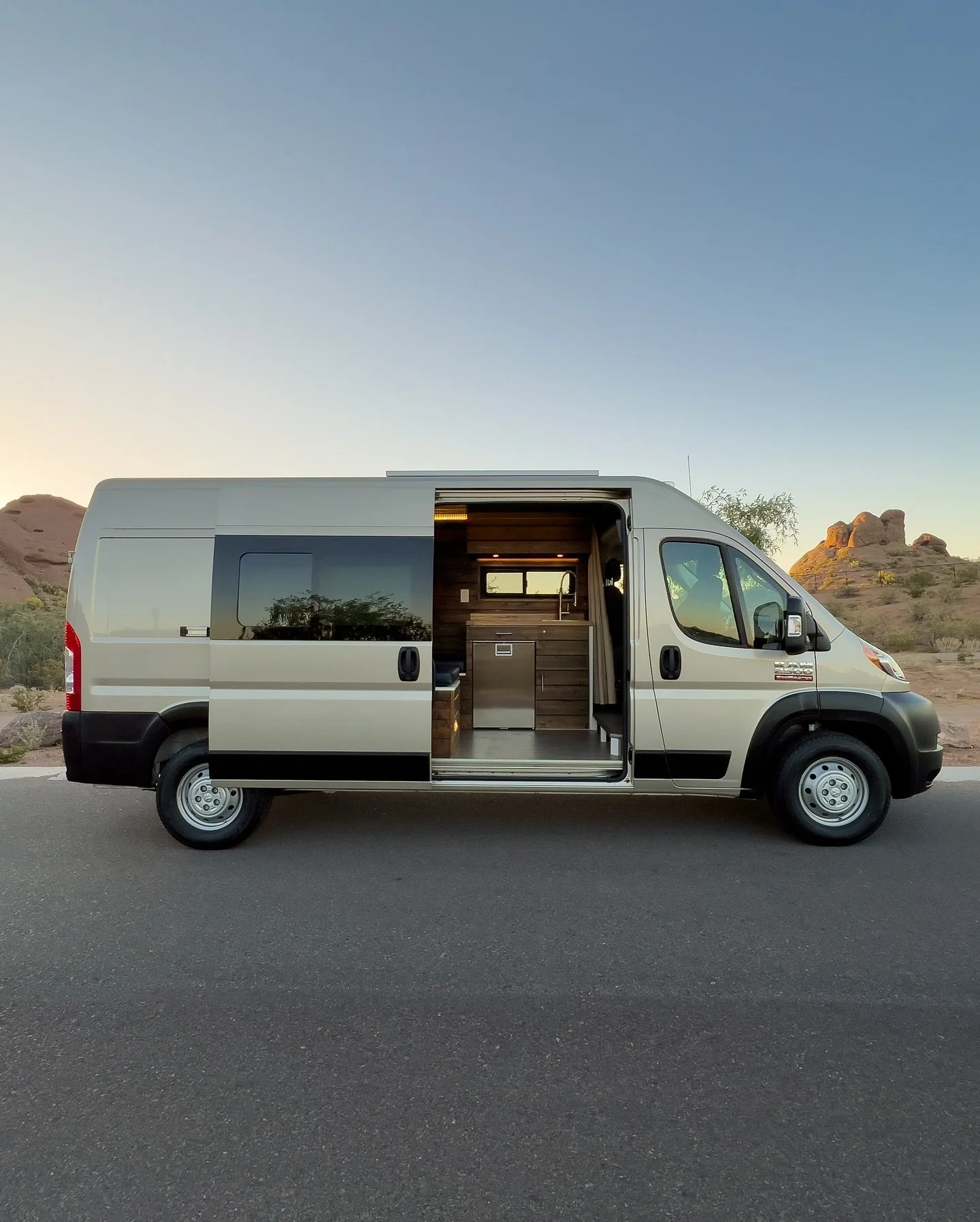 BE WATER MY FRIEND RAM Promaster 159" EXT Camper Van Conversion